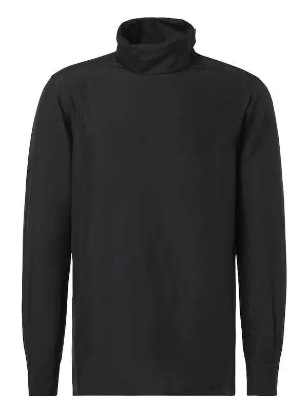 TOM FORD Silk Turtleneck Sweater - Black