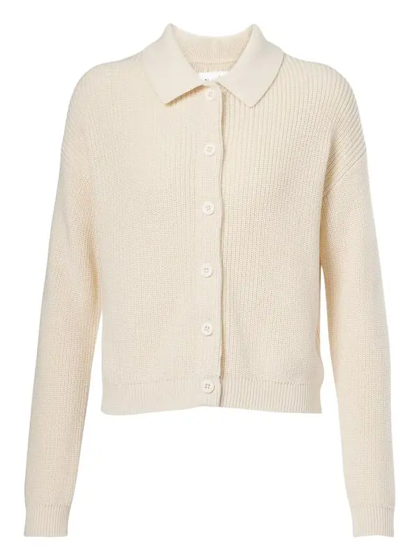 Velvet By Graham & Spencer Taj Cotton Cardigan - White