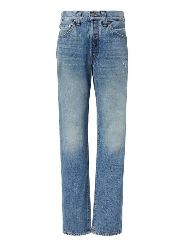 Khaite Callum Straight Jeans - Blue