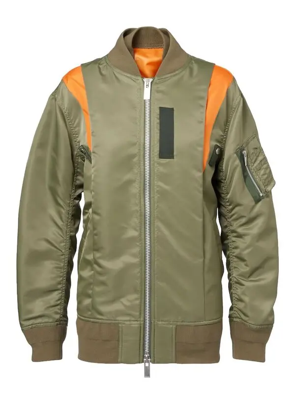 Sacai Twill Blouson - Green