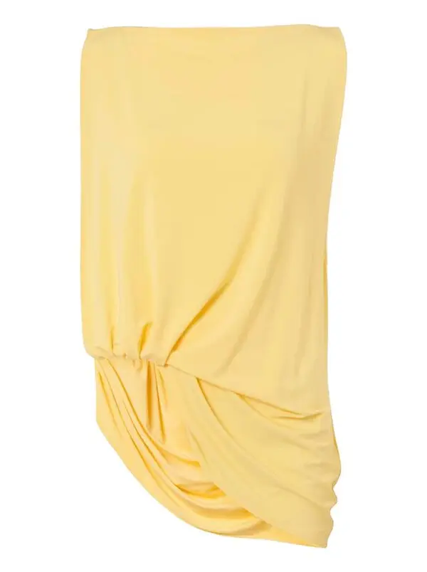 Jacquemus Peplo Draped Top - Yellow