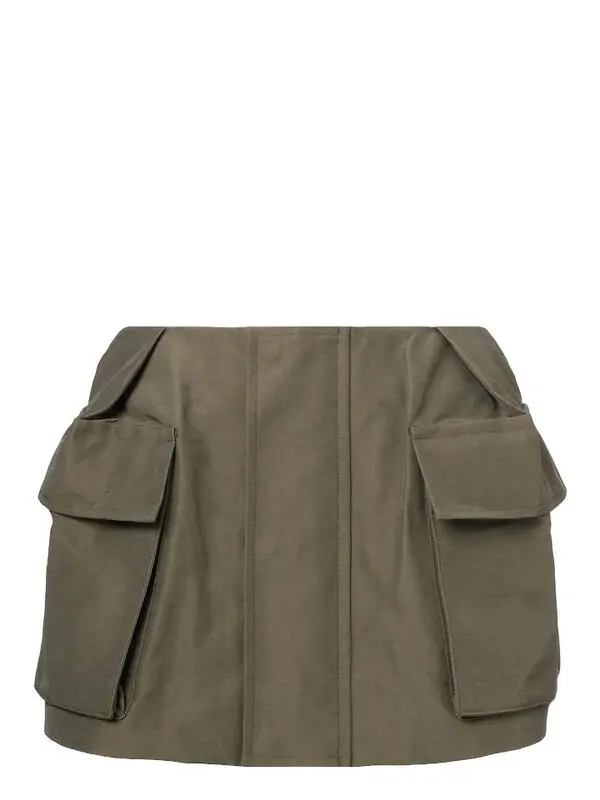 Sacai Cotton-blend Shorts - Green