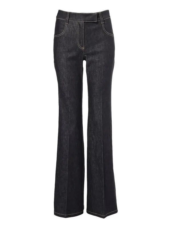 Brunello Cucinelli Mid-rise Bootcut Jeans - Blue