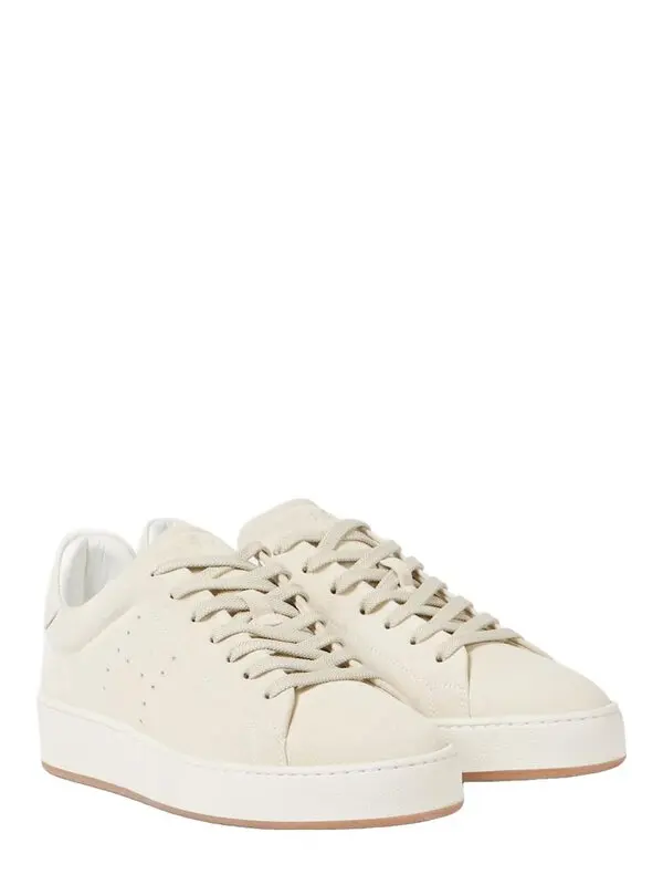 Hogan Suede Low-top Sneakers - White