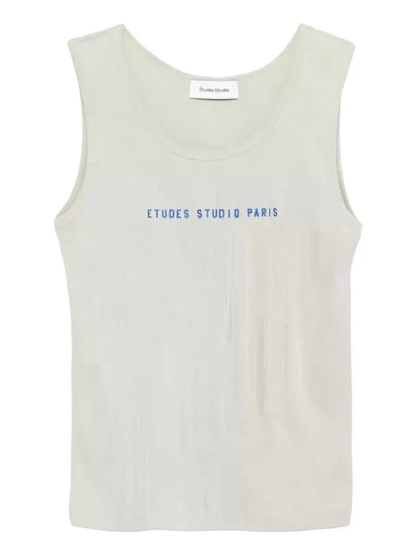 Études Studio Ribbed Tank Top - Green