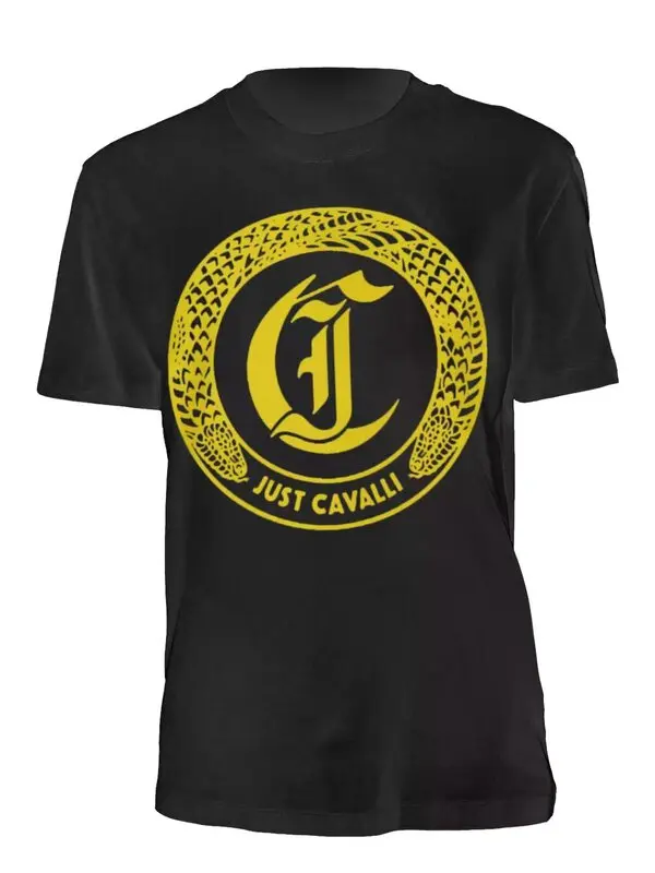 Just Cavalli Logo-print T-shirt - Black