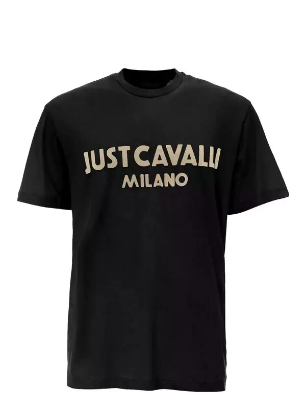 Just Cavalli Logo-print T-shirt - Black