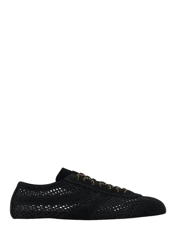 Dries Van Noten Mesh Low Top Sneakers - Black