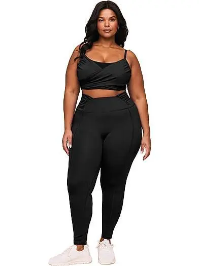 Victoria's Secret Adore Me Nebula Ruched Legging - Black