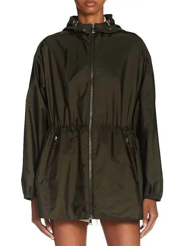 Moncler Wete Cinched Waist Jacket - Green