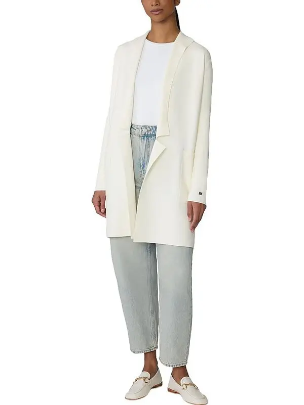 Soia & Kyo Benela Cardigan Coat - Powder