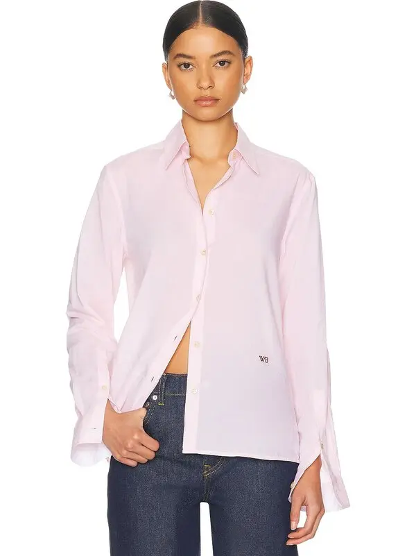 WALES BONNER Lotus Shirt - Pink
