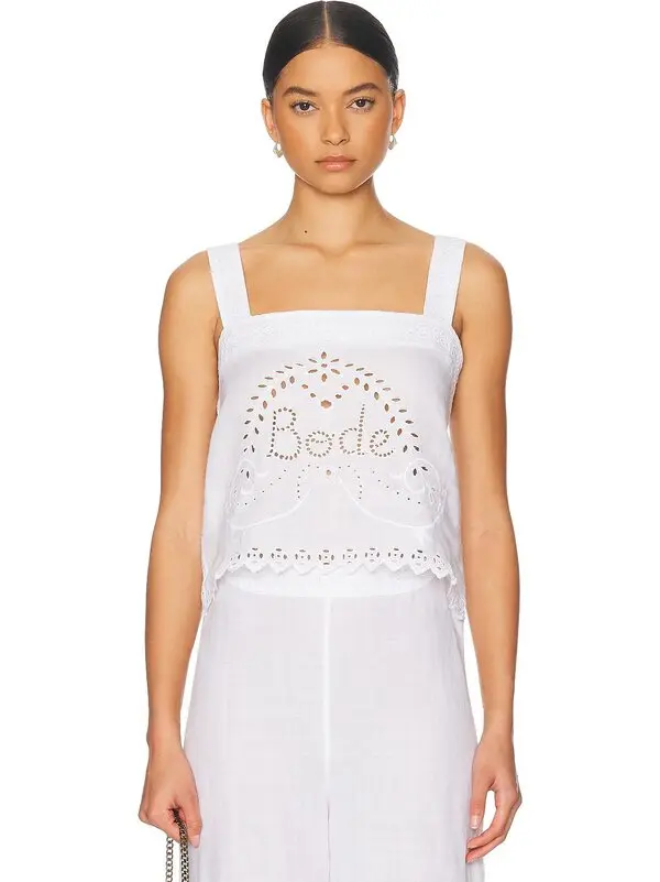BODE Belvoir Tank Top - White