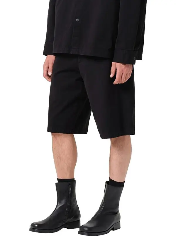 AGOLDE Cosmo Long 12.5 Chino Shorts - Black