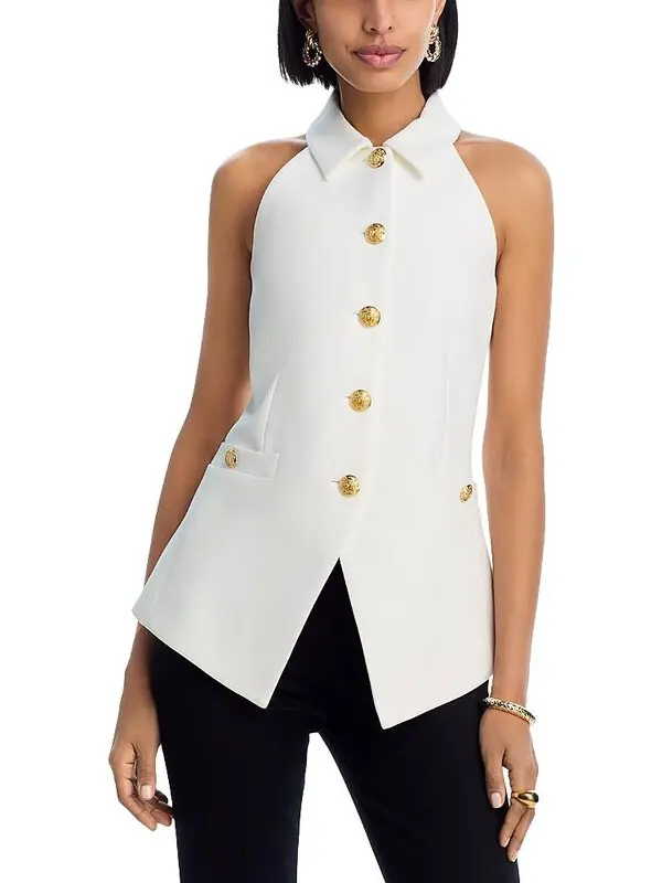 Veronica Beard Orlinda Vest - Off White