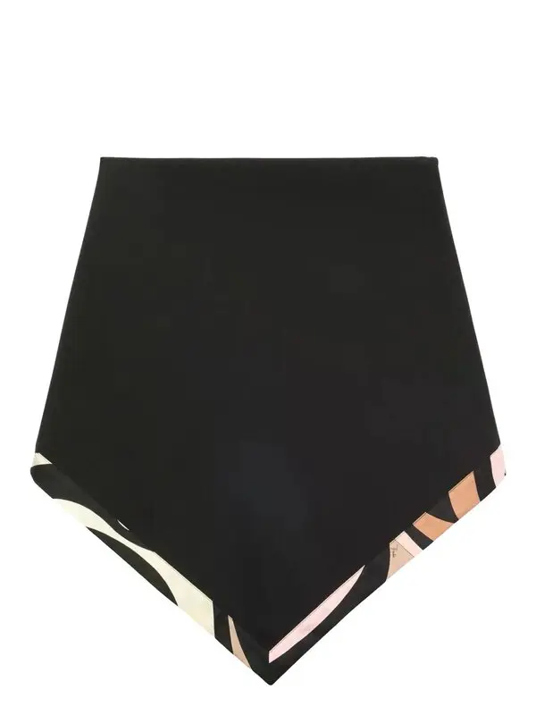 Emilio Pucci Triangle Midi Skirt - Black