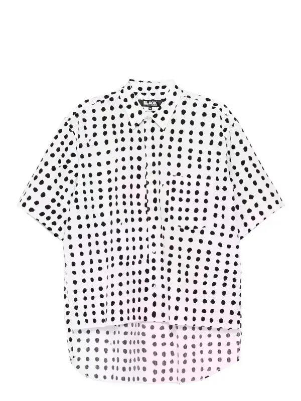 BLACK COMME DES GARÇONS Filip Pagowski Polka-dot Shirt - White