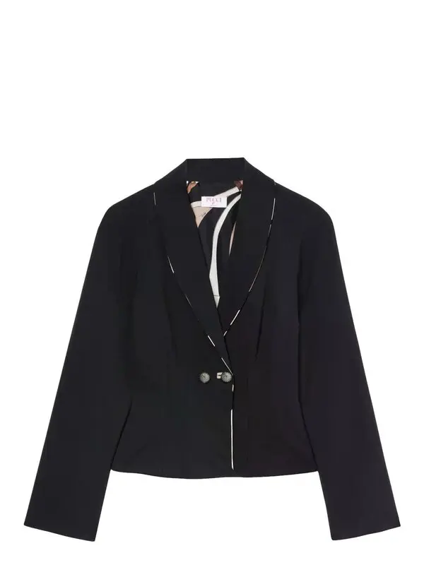 Emilio Pucci Single-breasted Blazer - Black