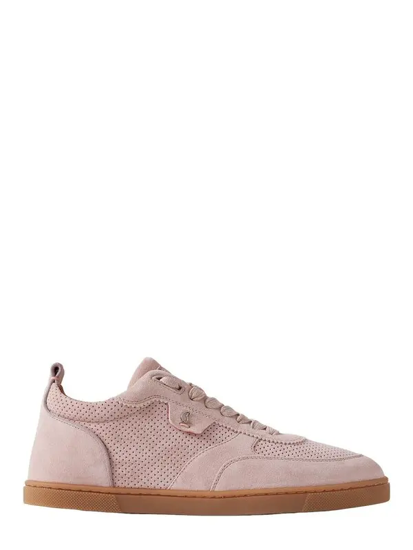 CHRISTIAN LOUBOUTIN Tutti Rui Donna Perforated Sneakers - Pink