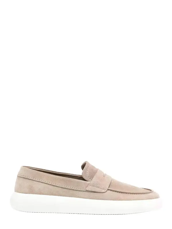 Brioni Suede Loafers - Neutrals