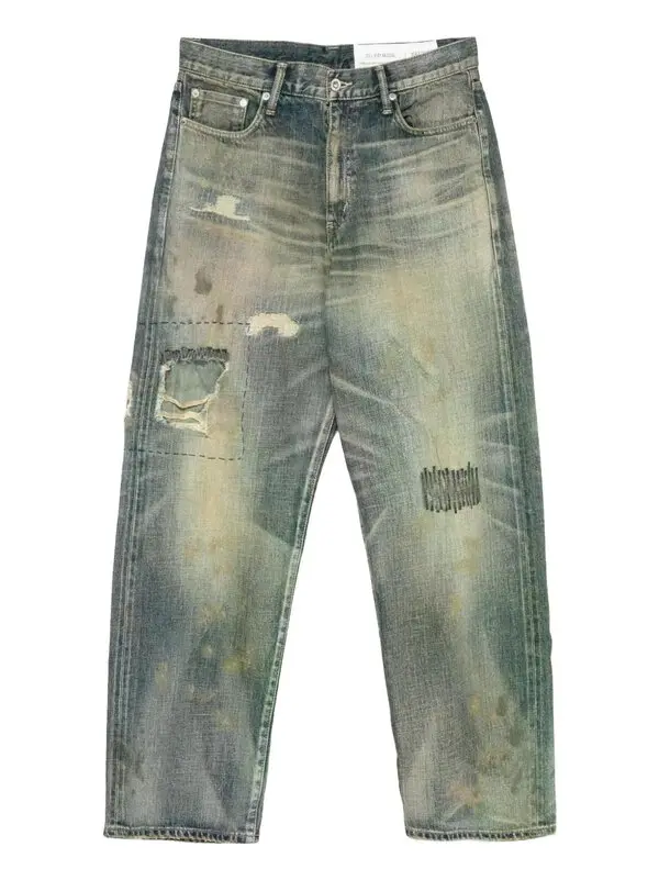 NEIGHBORHOOD Wide-leg Jeans - Blue