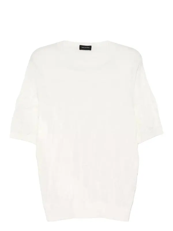 Tagliatore Knitted T-shirt - Neutrals