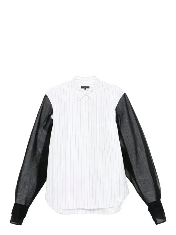 Comme Des Garçons Striped Shirt - White