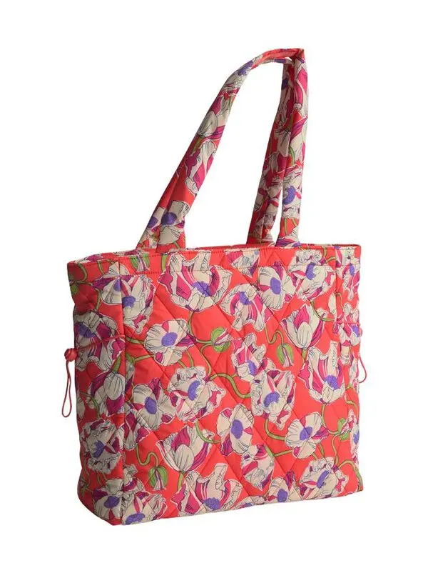VERA BRADLEY Original Zip Tote Bag - Red/white