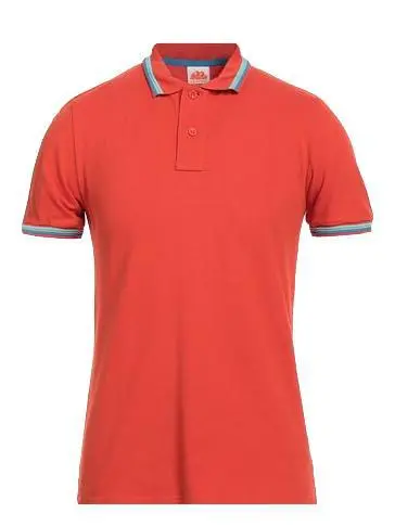 Sundek Polo Shirt Size Cotton, Elastane - Red