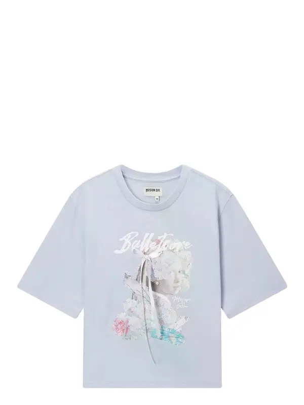 MUSIUM DIV. Cotton T-shirt - Blue