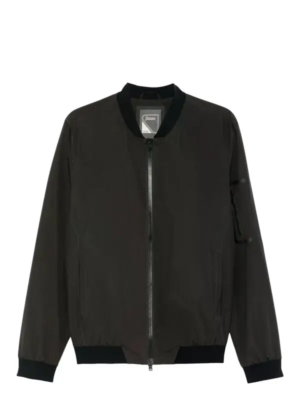 Herno Lightweight Bomber Jacket - Black