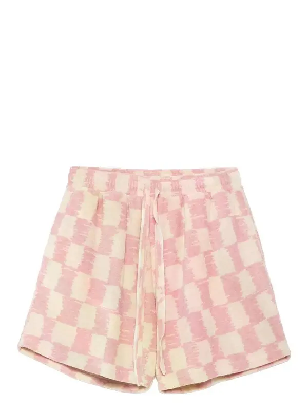 BONSAI Checkerboard Shorts - Neutrals