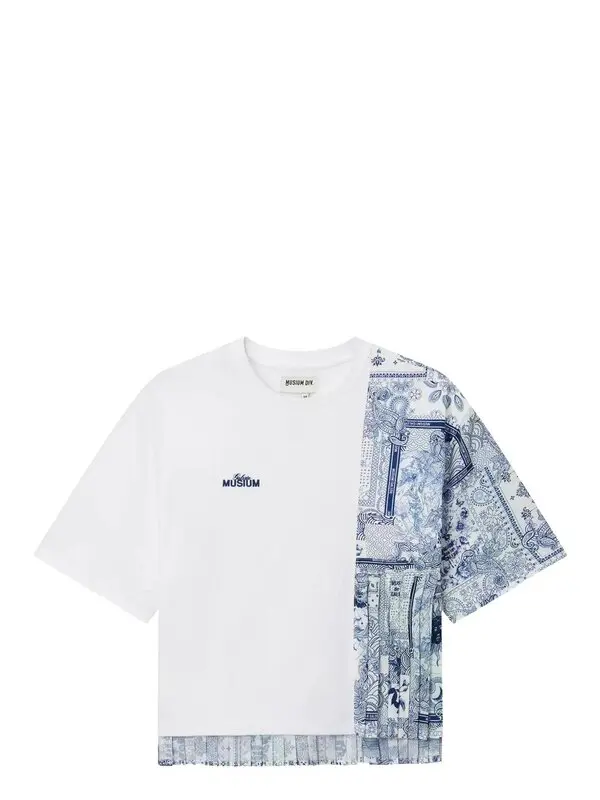 MUSIUM DIV. Bandana Print T-shirt - White