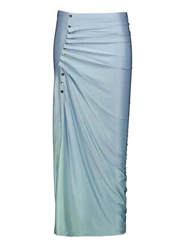 Rabanne Draped Skirt - Blue