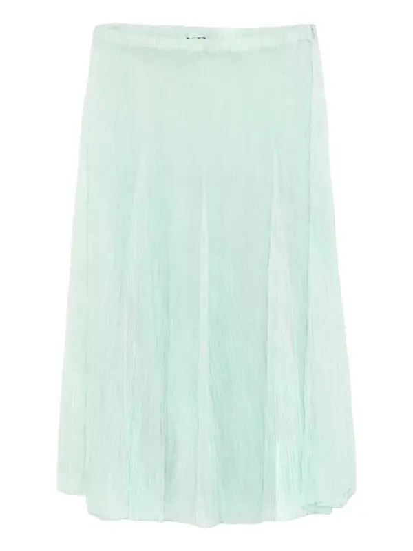 Fabiana Filippi Tulle Midi Skirt - Green