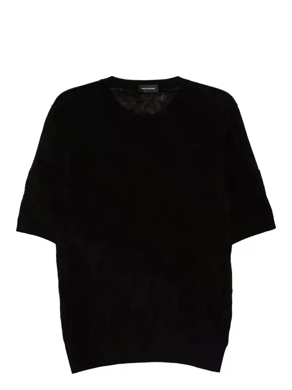 Tagliatore Knitted T-shirt - Black