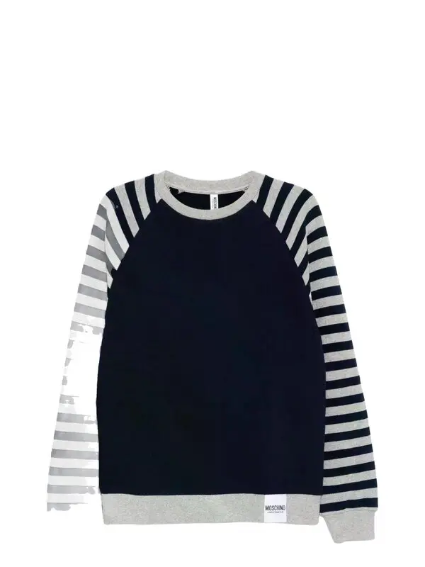 Moschino Striped Sweatshirt - Blue