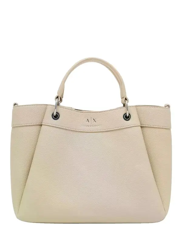 Armani Exchange Logo-stamp Tote - Neutrals