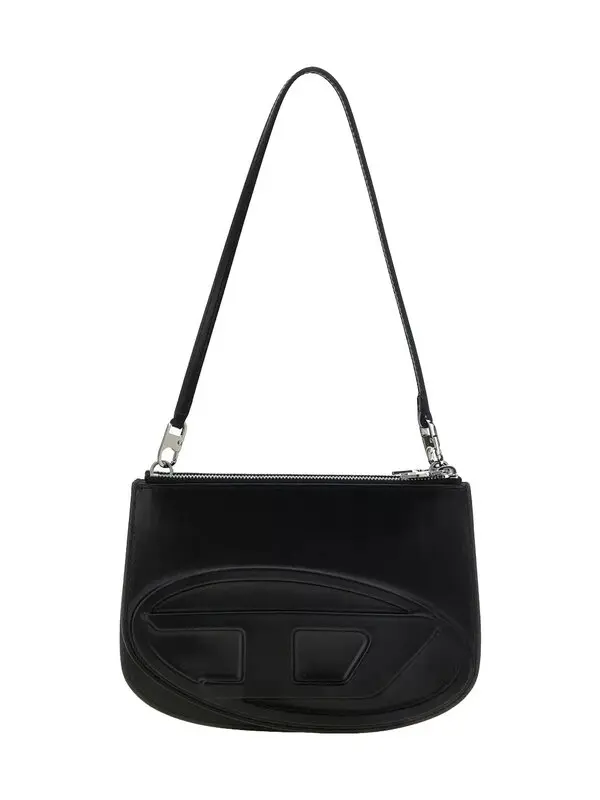 DIESEL 1dr Twin Shoulder Bag - Black