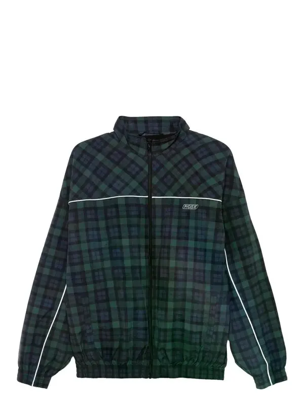Martine Rose Tartan-check Track Jacket - Black