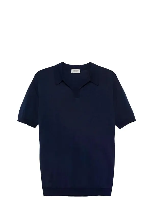 John Smedley Noah T-shirt - Blue