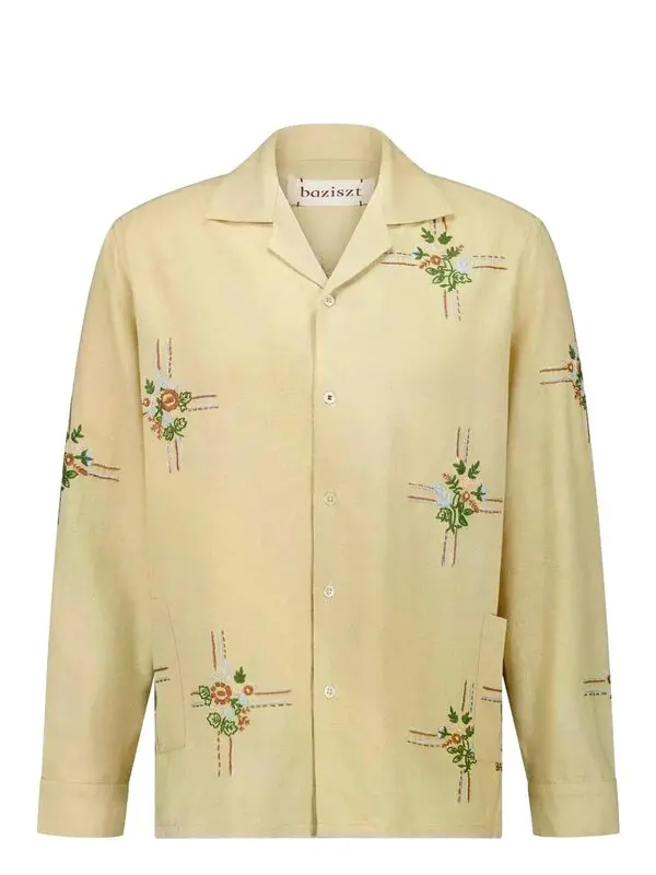 BAZISZT Embroidery Shirt - Neutrals