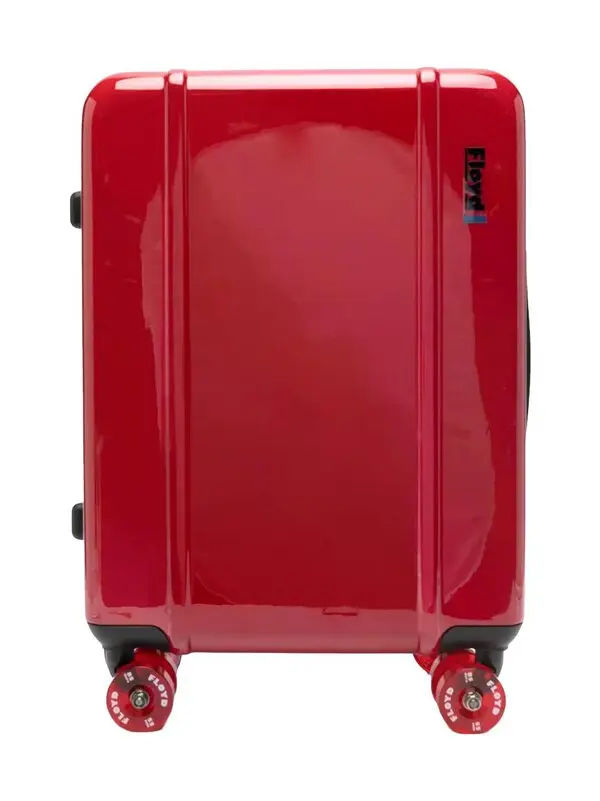 FLOYD Logo-tape Cabin Luggage Bag - Red