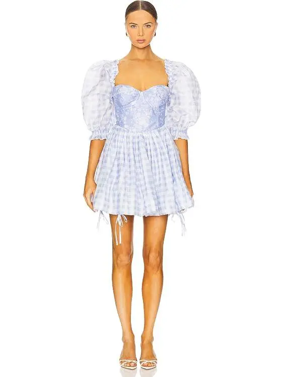SELKIE Gwyn Dress - Dairy Floral & Gingham