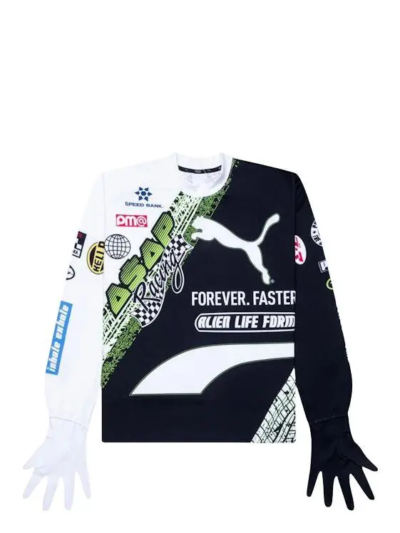 PUMA X A$ap Rocky Tire Long Sleeve Glove - White