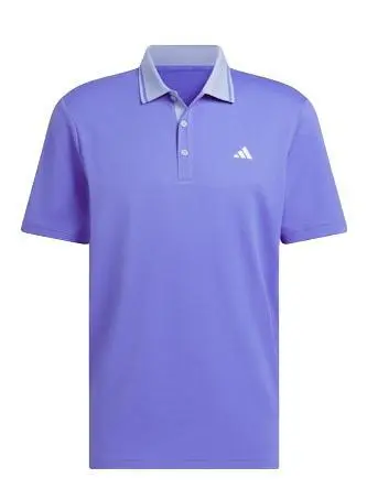 Adidas Ultimate365 Tour Twistknit Polo Shirt - Cobalt Blue