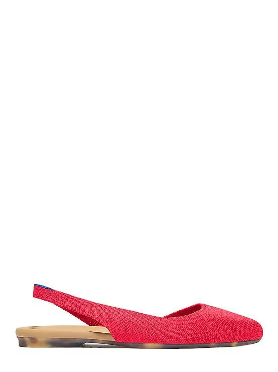 Rothy's The Almond Slingback Flats - Red