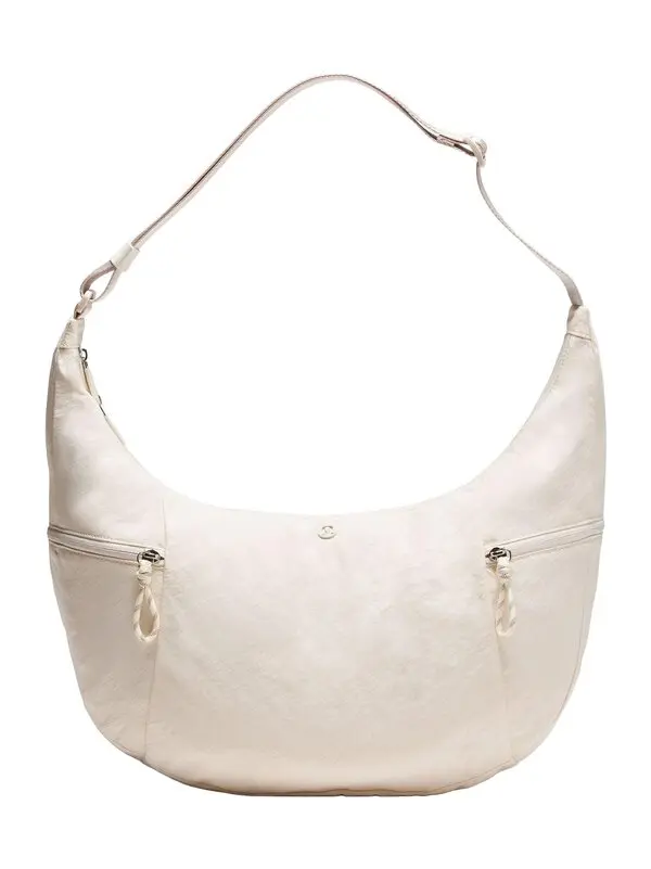 Lululemon Slouchy Sling Bag 13l - Light Ivory/silver