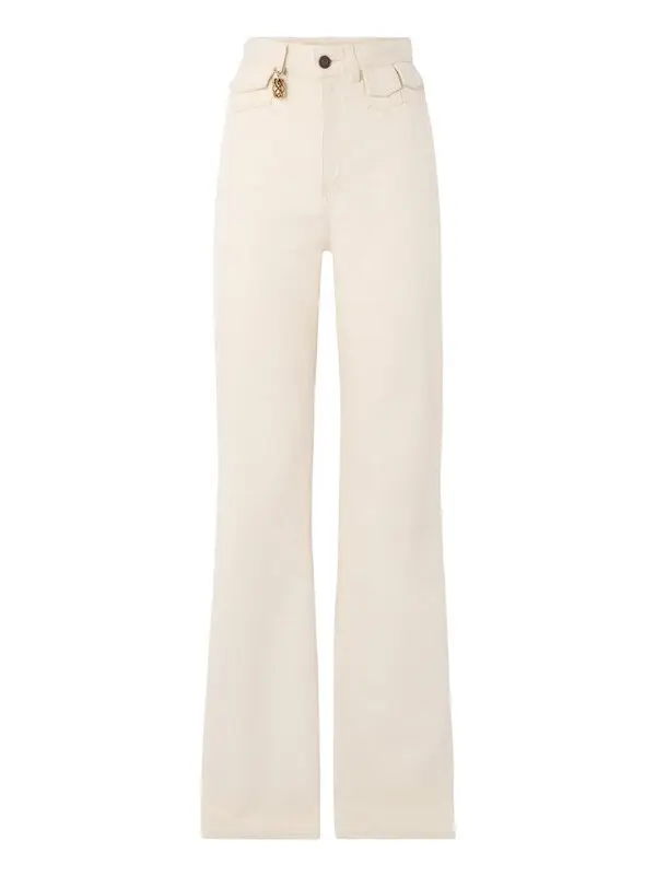Chloé High-rise Straight-leg Jeans - White
