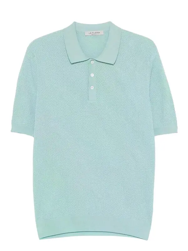 FILERIA Cotton Polo Shirt - Blue